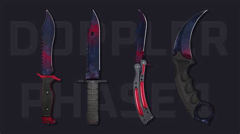 All CS GO And CS2 Doppler Phases 1 2 3 4 Sapphire Ruby Black Pearl