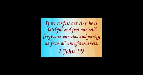 Bible Verse 1 John 19 1 John 1 9 Posters And Art Prints Teepublic