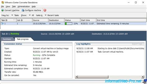 Convert A Hyper V Virtual Machine To A Vmware Esxi 6 7 Virtual Machine Using Vmware Vcenter