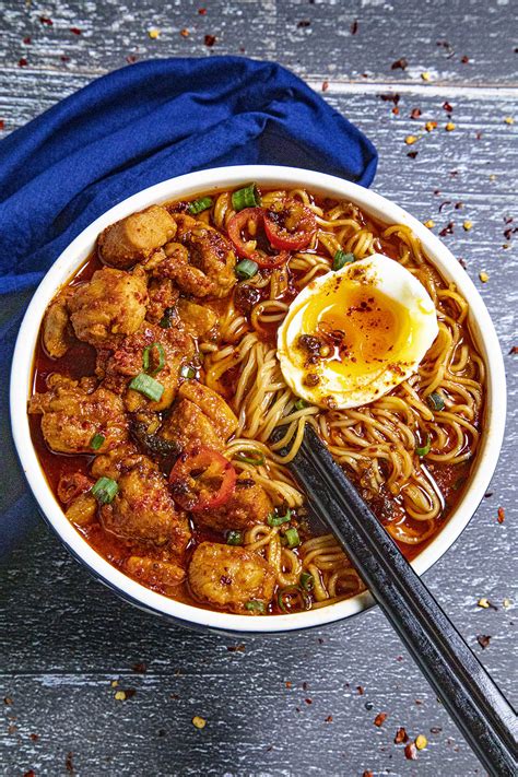 Homemade Buldak Ramen Noodles Chili Pepper Madness