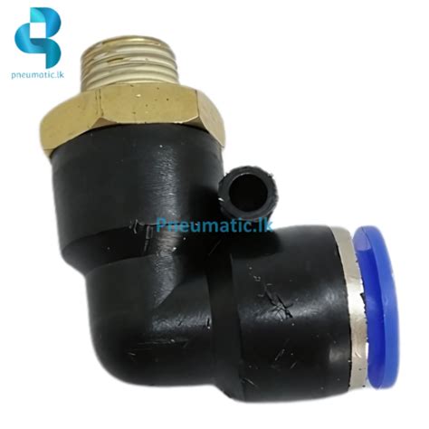 Pl12 G02 Push In Male Elbow Connector Pneumaticlk