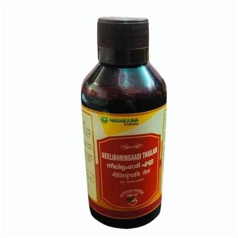 Nagarjuna Neelibringadi Thailam Hair Oil Bottle Packaging Size 200 Ml At ₹ 210 Bottle In