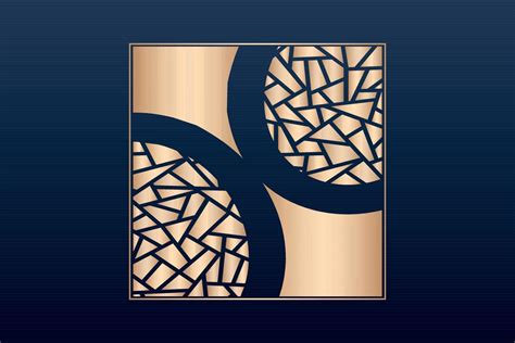 Laser Cut Ornamental Panel Templates Set Decorative Lace Borders Patterns Vector Decorative