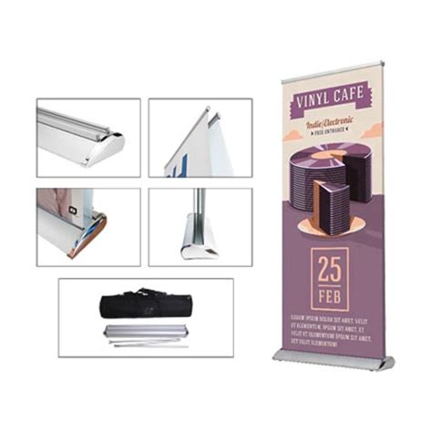 Double Sided Pull Up Banner 85 X 200cm Modern Promotions