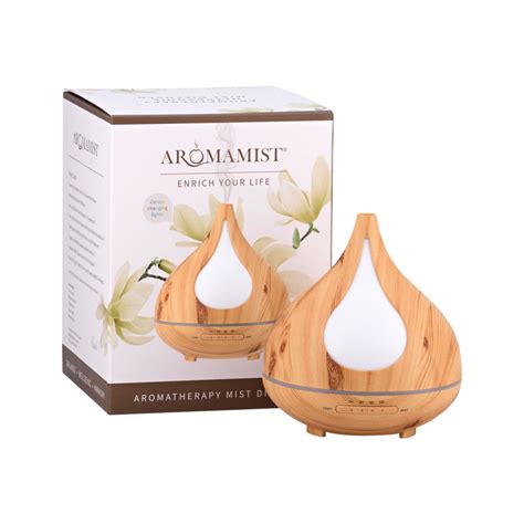 Aromamist Ultrasonic Mist Diffuser Woodgrain Beech