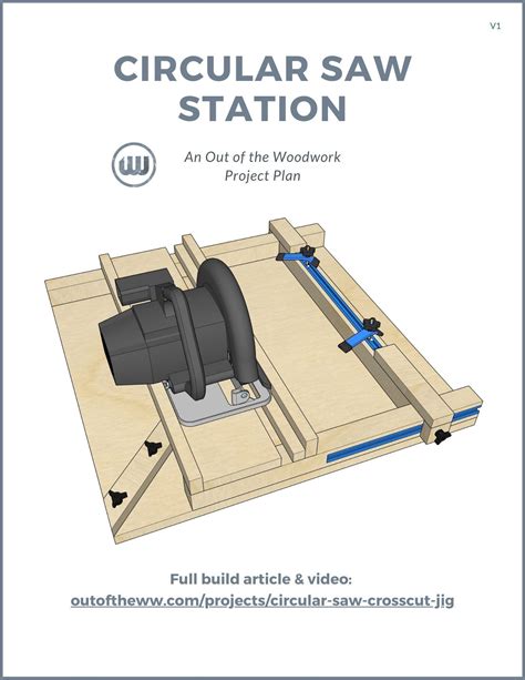 Woodworking Project Plans Circular Saw Station