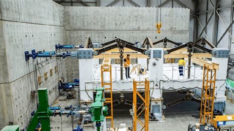 Global View Of The Building Sub Assembly Tested During The Recast Floor
