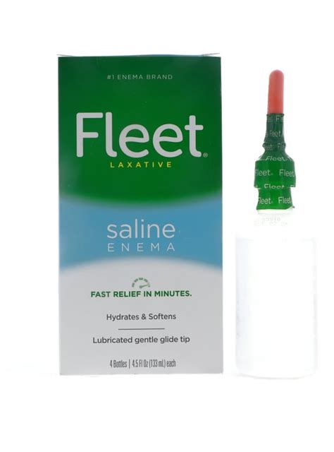 Fleet Saline Enema In Laxatives