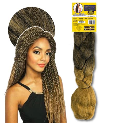 Cabelo Super Jumbo Jumbão Trança Box Braid Ser Mulher 399 Gramas