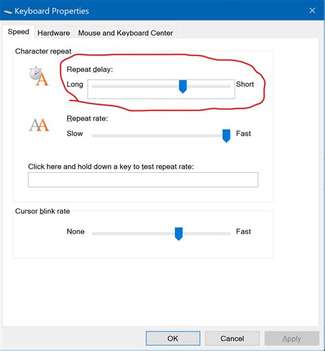 Keyboard Delay Registering Pressed Repeated Key On Windows 10