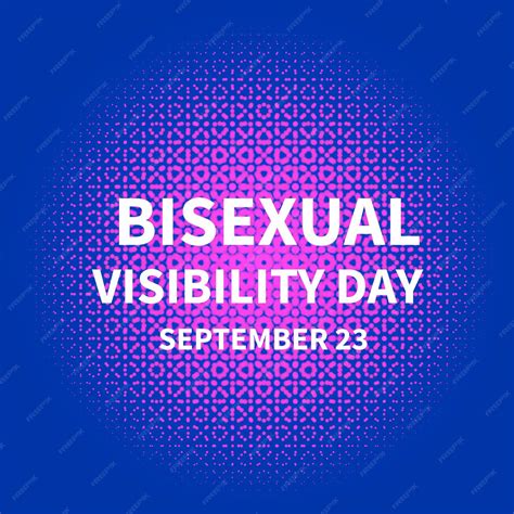 Premium Vector Bisexuality Day Or Bisexual Visibility Day Typography