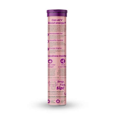 Plix L Carnitine Acv Effervescent Tablets Helps To Turn Fat Into Energy
