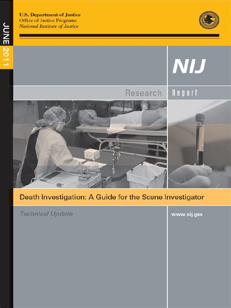 Death Investigation Guide Update Pdf Coroner United States