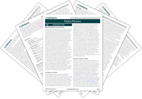 Pedro Páramo Character Analysis Litcharts