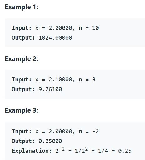 Leetcode 50 Powx N Solution And Explanation Zyrastory Code And Food Research Center