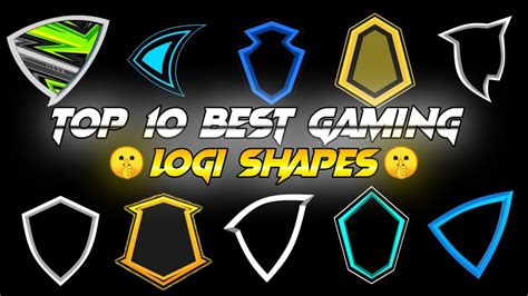 New Best Gaming Logo Shapes Pack Gaming Logo Shapes File Download