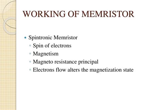 Ppt Memristor Powerpoint Presentation Free Download Id7040314