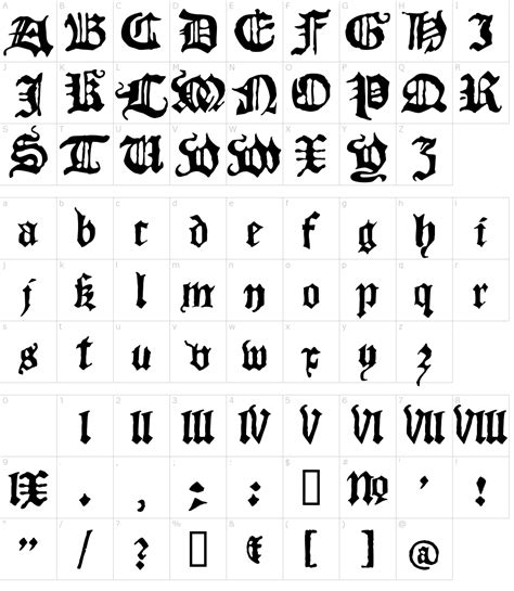 Blackletter Font Download Blackletter Font Download