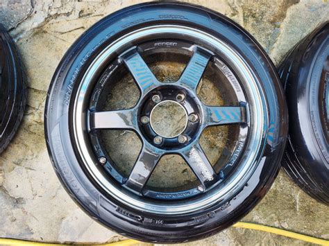 日本仔 Rays Te37 18吋 胎鈴 呔鈴 Van Hiace H1 E26 汽車配件 其他 Carousell