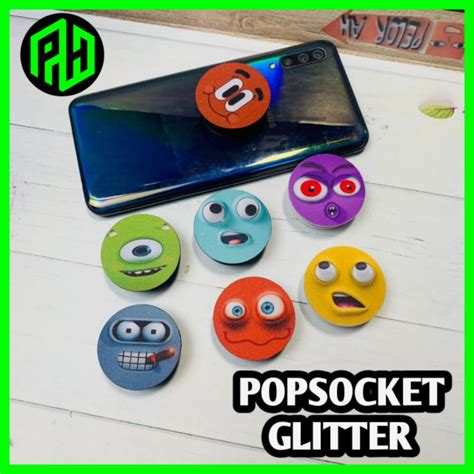 Ph Popsocket Glitter Popsocket Cellphone Cute Emoji Character Popsovket Cute Motif Part 5