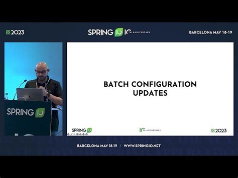 Spring Io Talk Whats New In Spring Batch 5 From Spring Io Class Central