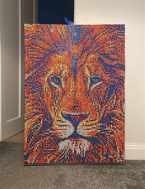 Rubiks Cube Art From Level 1 To 100 Mind Blowing Rubiks Cube Pixel