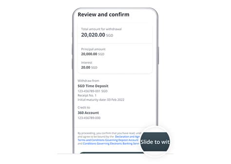 Withdraw Time Deposit Before Maturity Help And Support Ocbc Singapore
