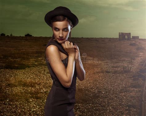 Demure Elegant Young Woman Stock Image Image Of Atmospheric 42722341