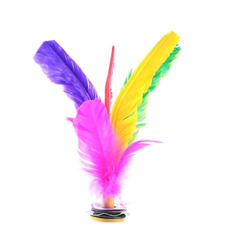 Lenwave Brand ღ ღ Kick Feather Shuttlecocks 4pcs Badminton Big Size 22cm ᑐ Original China Jianzi