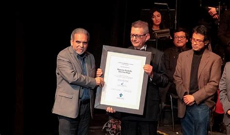 Uv Homenajeó A Rodolfo Sánchez Por Su Trayectoria Musical Diario Gráfico