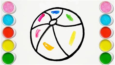 Draw A Cute Ball ⚽️🥎🏀 Step By Step Ball Drawing How To Draw A Ball