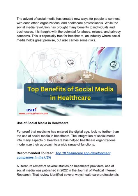 The Pros And Cons Of Social Media In Healthcare — Etactics Qkoge