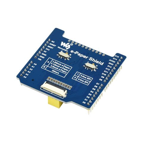 universal e paper driver shield for arduino supports various waveshare