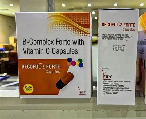 B Complex With Multivitamin B Complex Forte With Vitamin C Capsule In Drug Manufacturer From