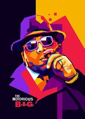 Biggie Smalls Pop Art Style Posters And Prints By Cholik Hamka Printler