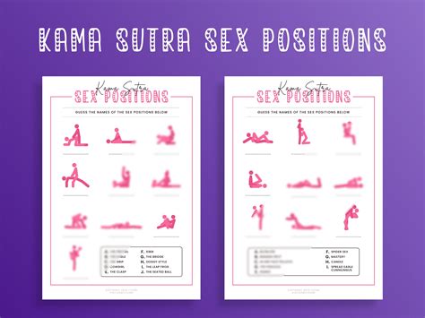Kama Sutra Sex Positions Bachelorette Party Guess The Sex Positions