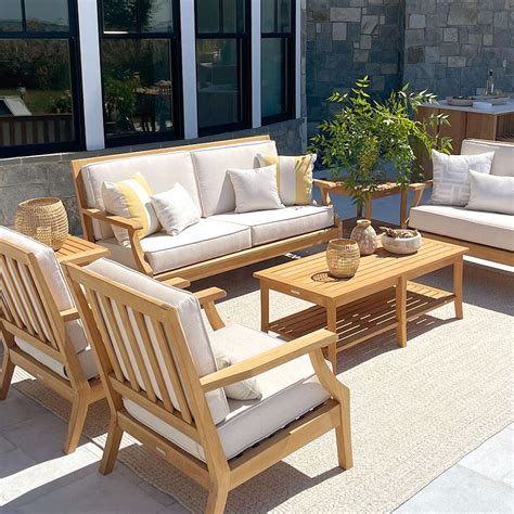 Seneca® Teak Sofa In 2025 Teak Outdoor Furniture Teak Patio