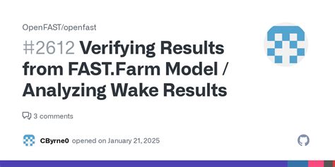 Verifying Results From Fastfarm Model Analyzing Wake Results · Issue 2612 · Openfast