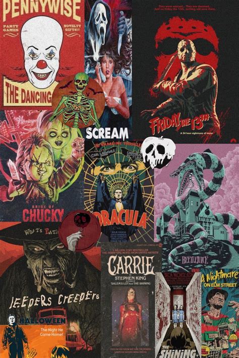 Wallpapers Scary Horror Collage