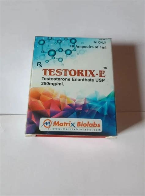Testosterone Enanthate 250mg Injection For Muscle Building Packaging