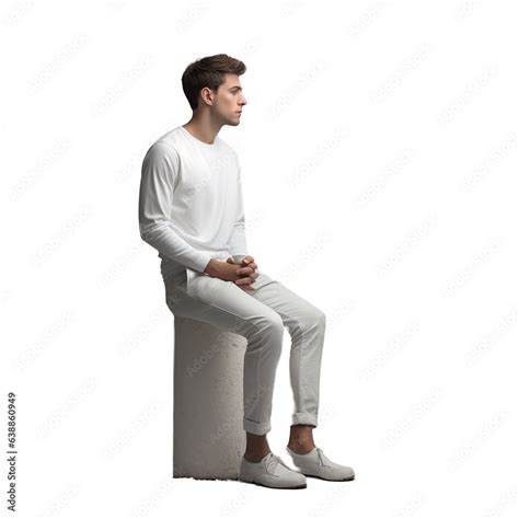 Thinking Men Thinking Men In Typical Posture Concentrated Men