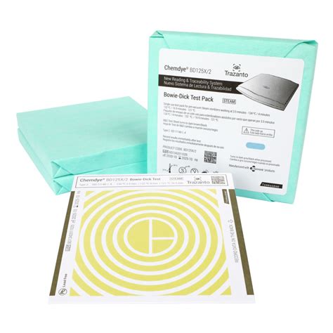 Bowie Dick Test Pack Iso 11140 4 Terragene