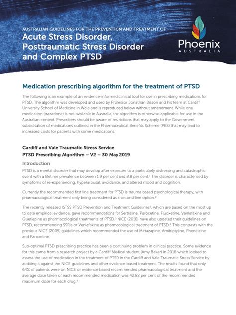 Chapter 6 Appendix Medication Prescribing Algorithm Pdf Selective