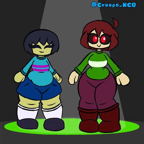 Au Frisk And Chara Updated Again By Kingcreeperblue On Deviantart