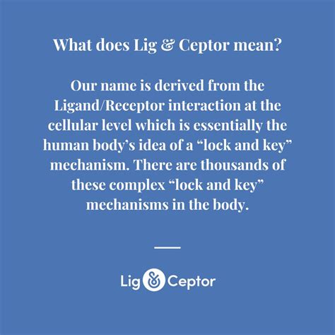 The Ligand Is An Ion Or Molecule That Binds To The Receptor To Trigger A Specific Reaction This