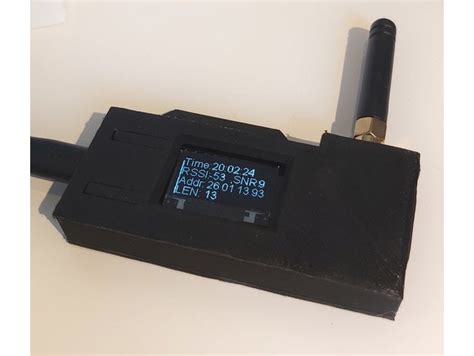 Lorawan Esp32 Case 3d Print Model Mito3d