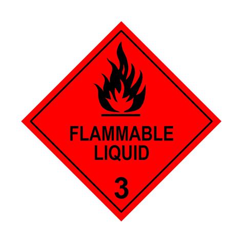 Class 3 Flammable Liquid Label Orp Dg Pro Online Shop