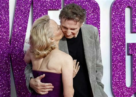 Liam Neeson Talks Filming Sex Scene With Pamela Anderson Amid Pda Heavy Press Tour