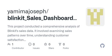 Github Yamimajosephblinkitsalesdashboardpowerbi