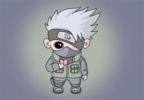 Kakashi Chibi Drawing Chibi Kakashi Etsy De